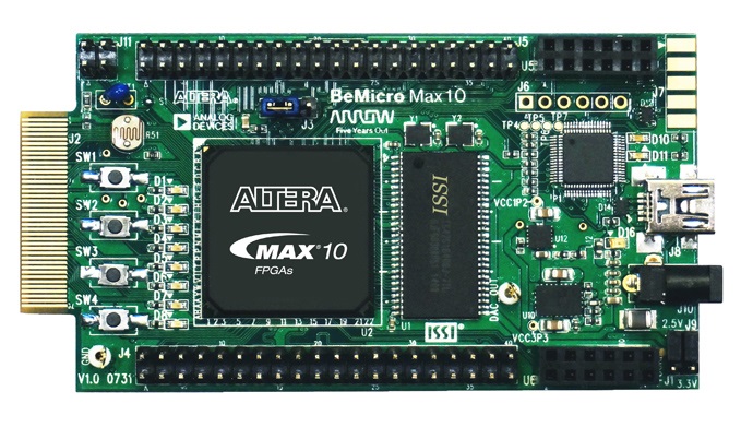 Altera MAX 10 FPGA evalution board from Arrow | Electronics Weekly