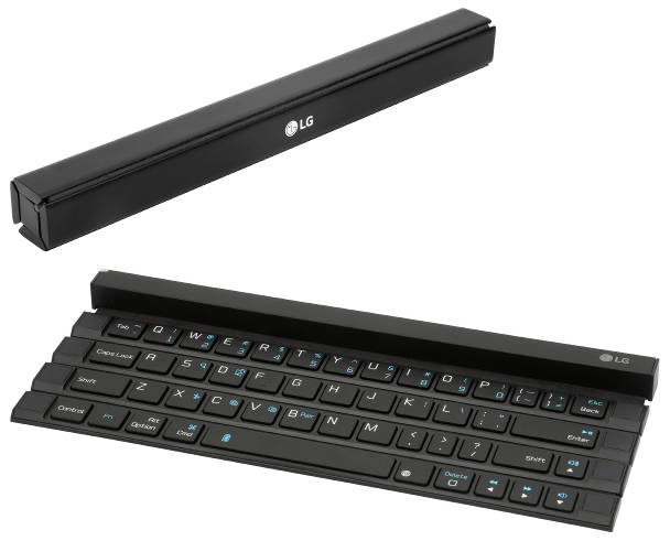 Foldable keyboard rolls into a 25mm stick | Electronics Weekly