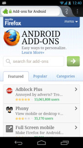 Android Applications in Focus #8 - Firefox 19 rolls out to Android ...