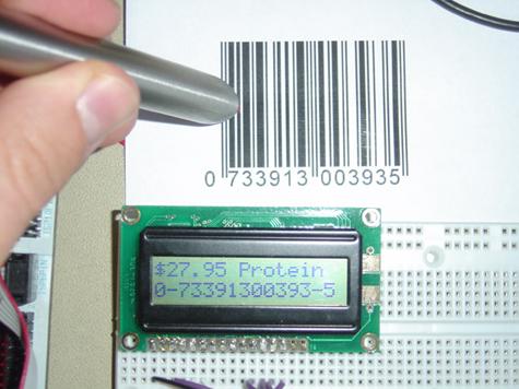 Build your own wand based barcode scanner