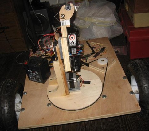 Robot explores, seeks and destroys!