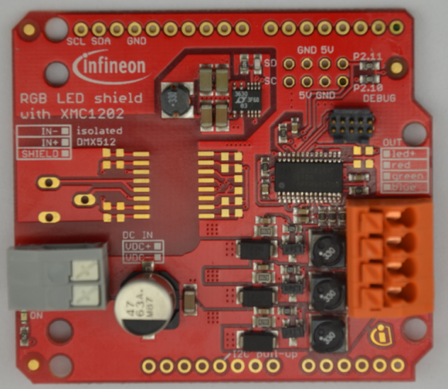 Rgb Lighting Shield For Arduino Prototyping