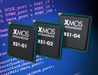 XMOS samples its first 400MIPS four core chip | Electronics Weekly