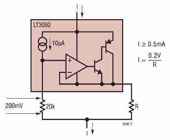 Novel two pin current source adjusts to 200mA | Electronics Weekly