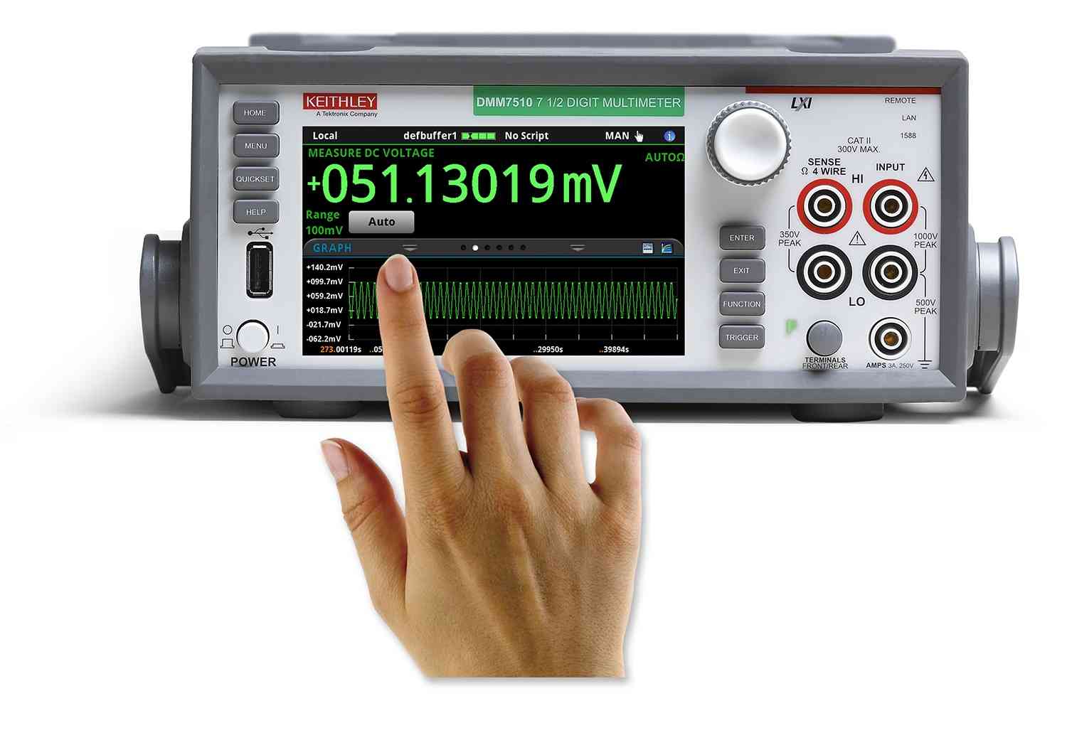 Touch multimeter has 18-bit waveform digitiser | Electronics Weekly