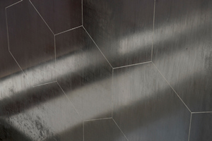 A graphite wall artwork in City of Graphene | Electronics Weekly