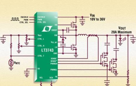 LED driver powers 20A constant current, says Linear Technlogy ...