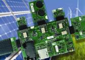Solar power board monitors energy in real-time
