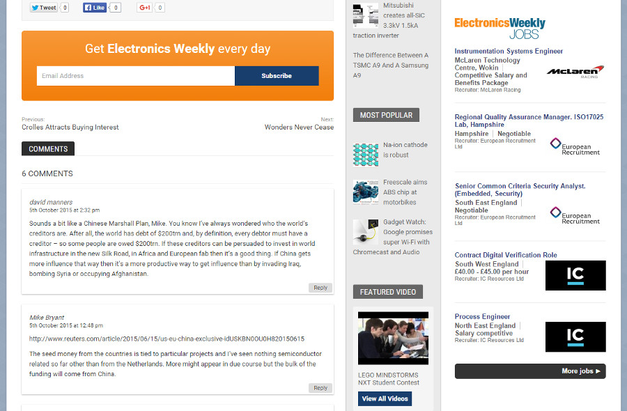 Introducing our new website | Electronics Weekly