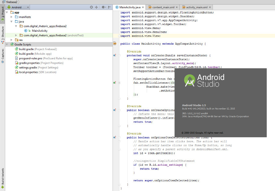 Google stabilises Android Studio v1.5 | Electronics Weekly