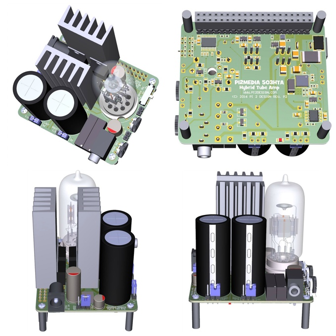 Raspberry Pi gets its audio tube amp Hat on