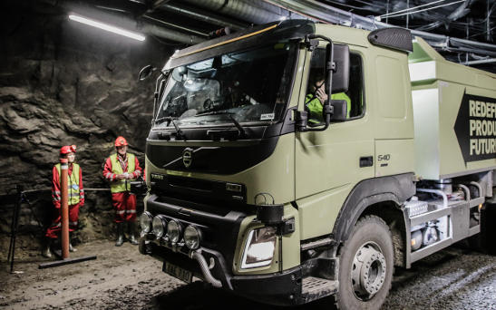 Volvo self-driving truck goes mining | Electronics Weekly
