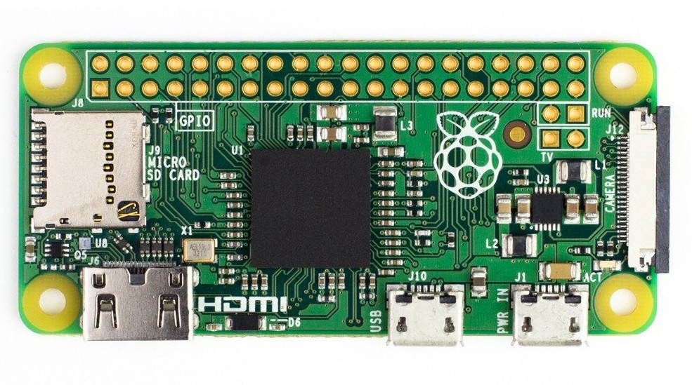 Binary clock calculates from Pi Zero