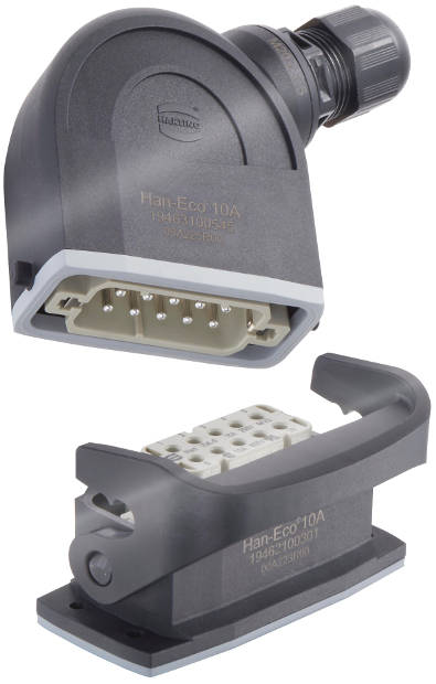Harting adds A-size hardware to outdoor connector range | Electronics ...