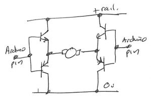 Updated: 'Safe' all-npn reversing motor drive for Arduino | Electronics ...