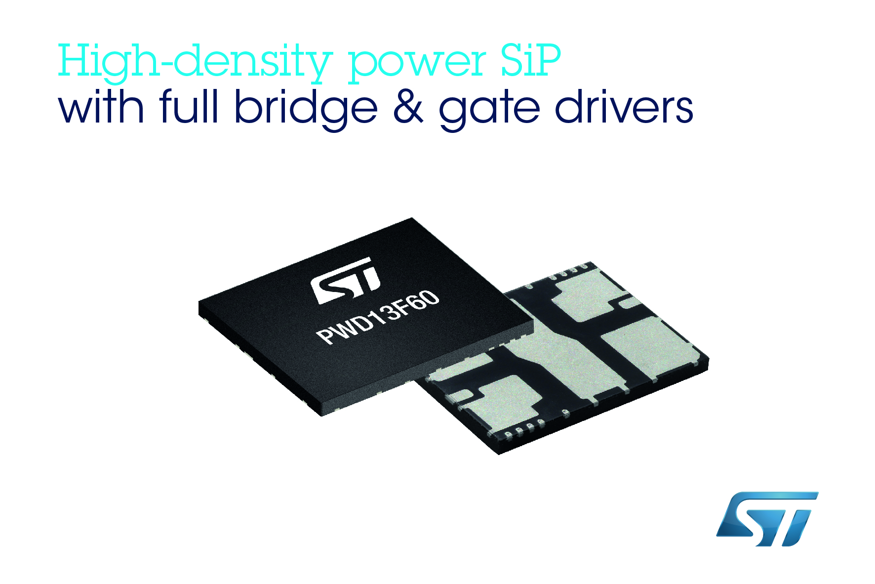 ST's MOSFET full bridge in a 13mmx11mm SiP | Electronics Weekly
