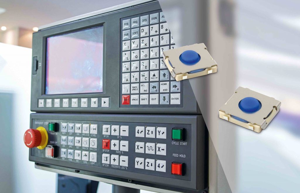 Omron's tactile button has 2mm profile | Electronics Weekly