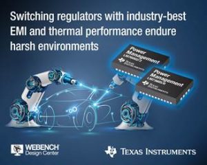 TI switching regulators optimised for EMI and thermal performance ...