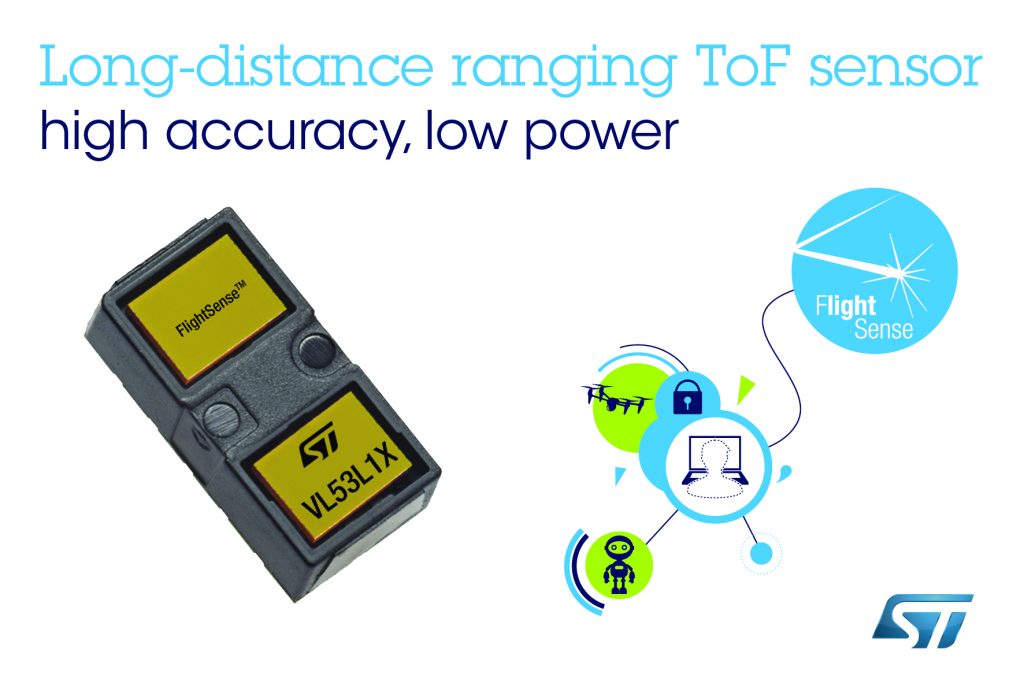 ST ToF sensor extends FlightSense detection range to 4m | Electronics ...