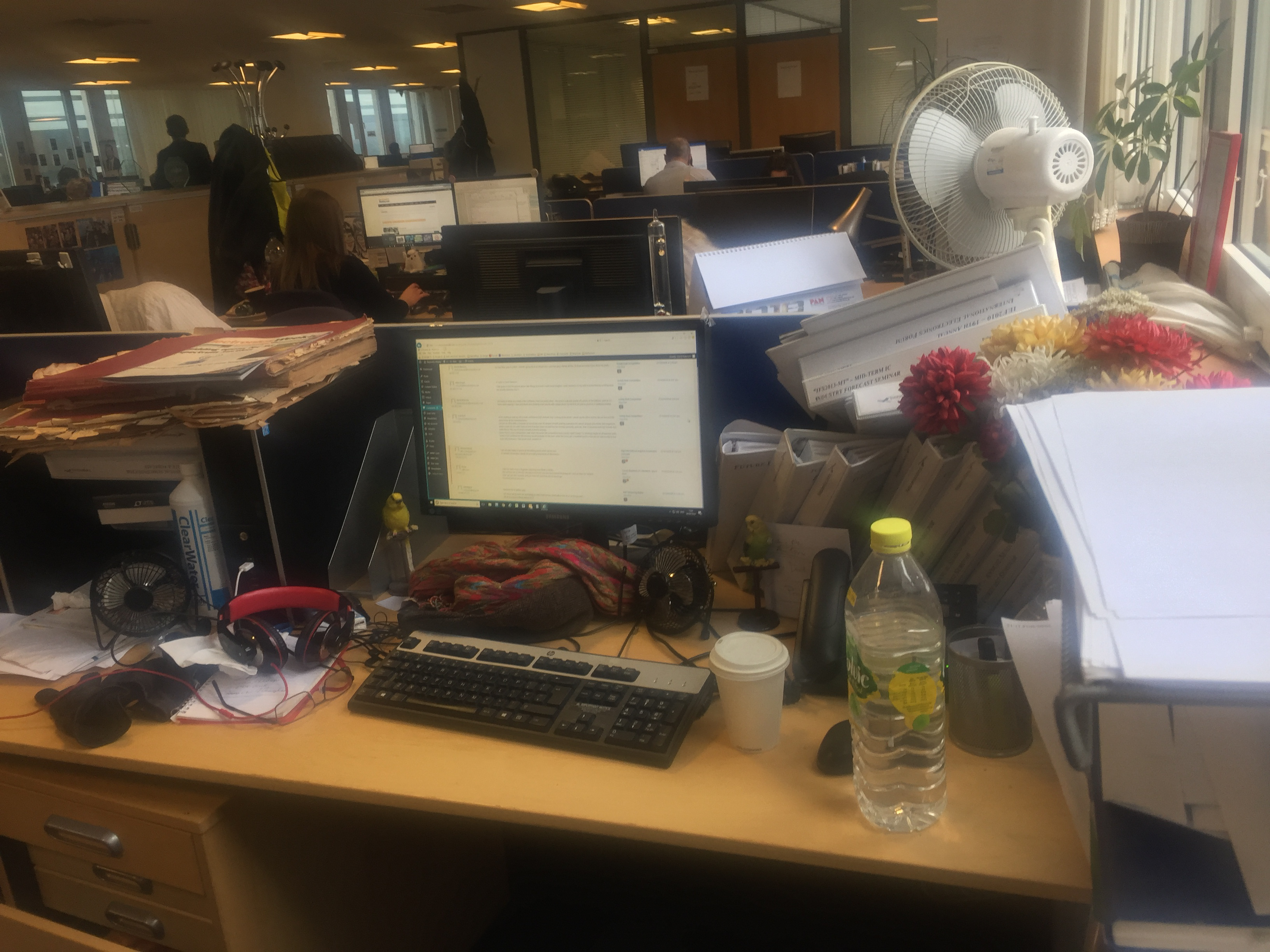 Untidy Desk Competition | Electronics Weekly