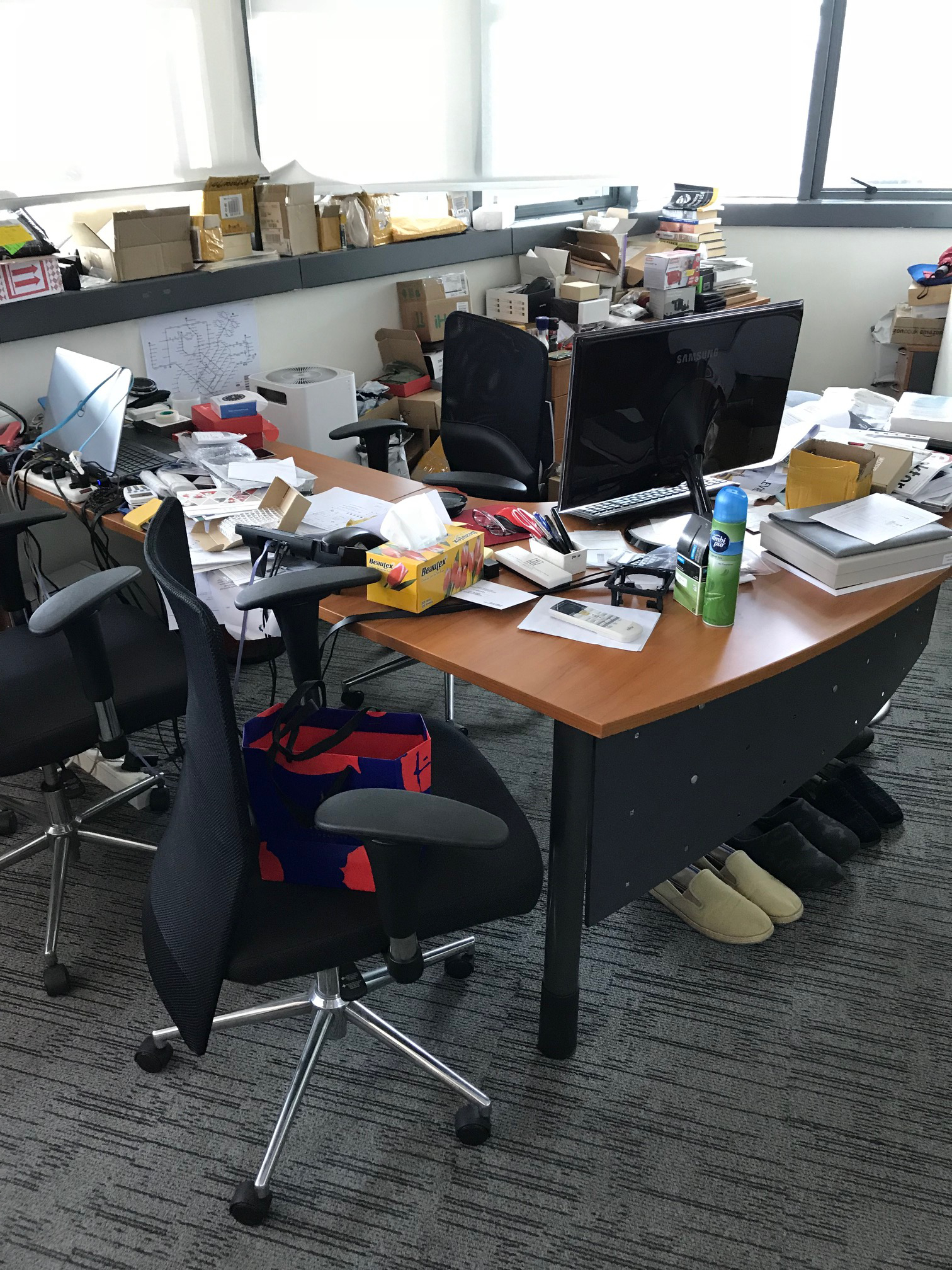 Untidy Desk Competition | Electronics Weekly