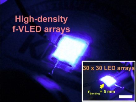 Flexible micro-LED array could open door to TV screens | Electronics Weekly