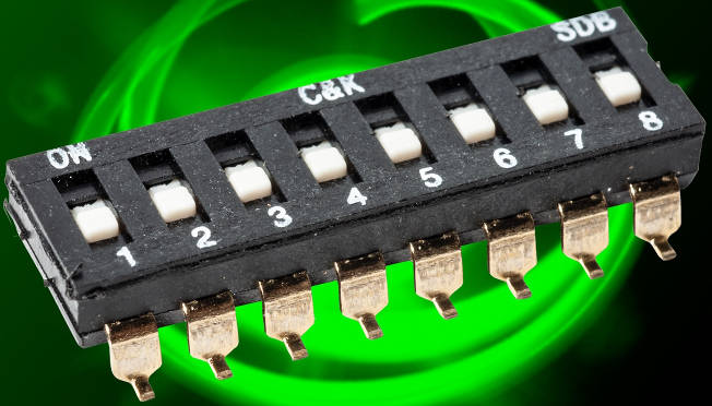 Low-profile DIP switch designed for life under load | Electronics Weekly