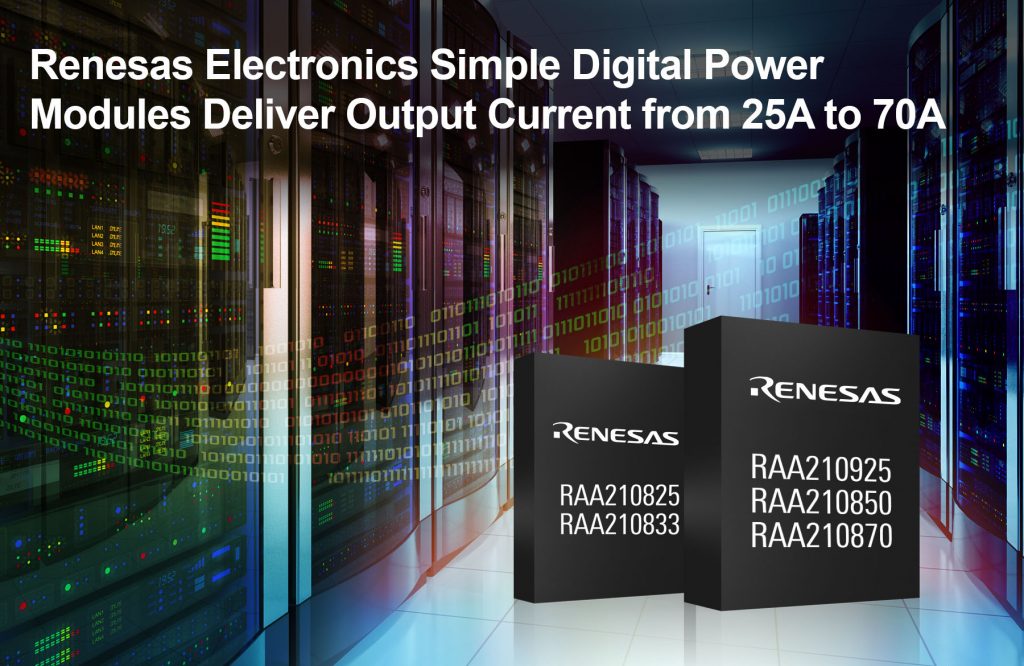 Renesas launches digital DC/DC PMBus power modules | Electronics Weekly