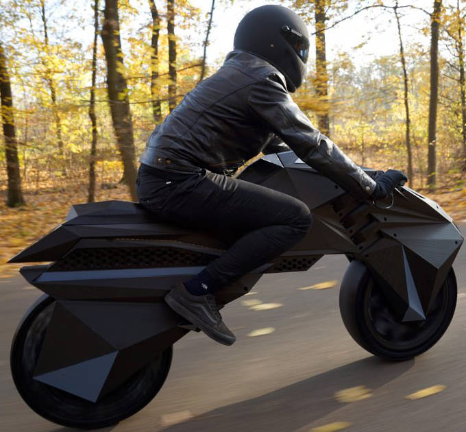 Fused filament 3D printed motorcycle | Electronics Weekly