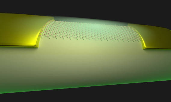 2D material photo sensor deposited on optical fibre | Electronics Weekly