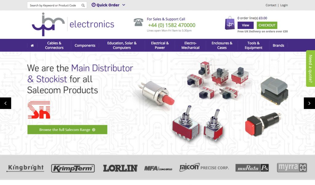 JPR Electronics upgrades portal | Electronics Weekly