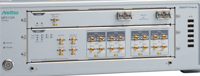 Four channel scope and BER tester for 100G and 400G optical modules ...