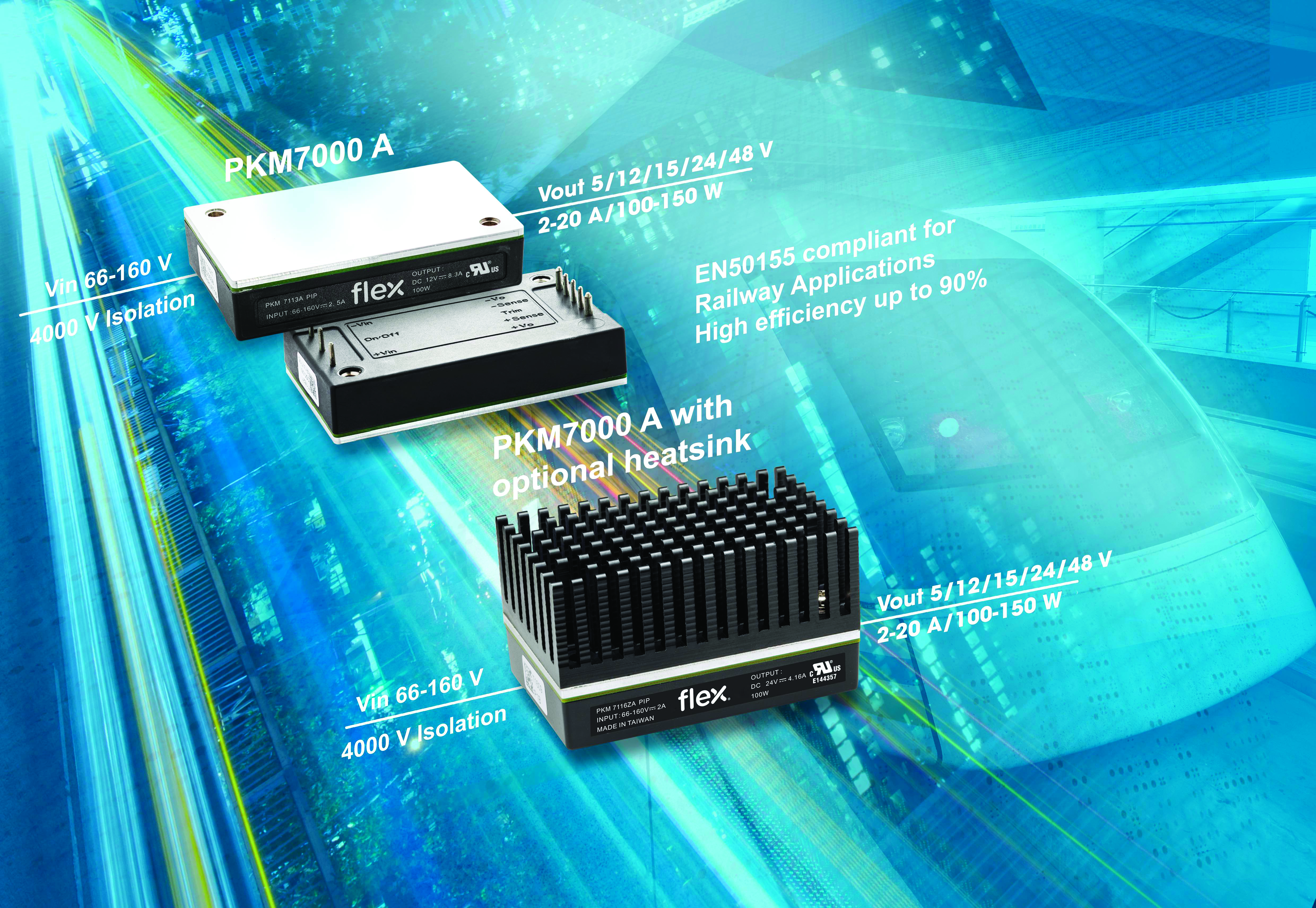 DC-DC modules are encapsulated for use on the railway | Electronics Weekly