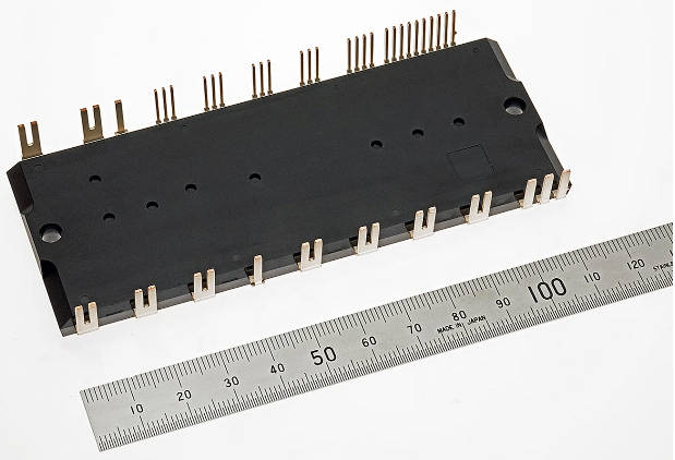 PCIM: Plastic 100A 1.2kV 3ph IGBT module with integrated drivers ...