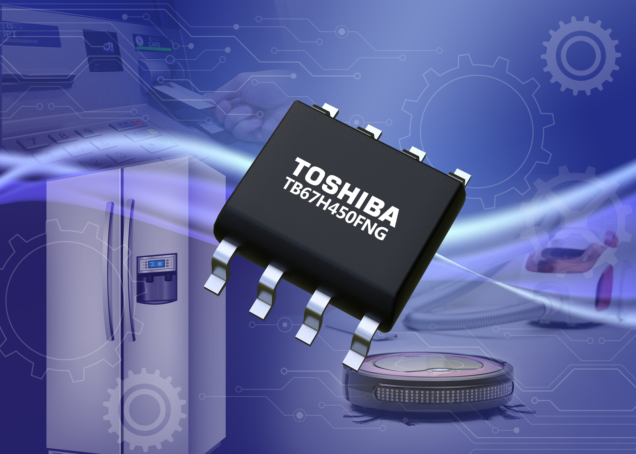 Toshiba into volume production of 50V/3.5A DC brushed motor driver ...
