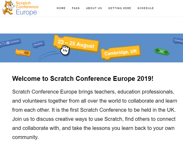 Raspberry Pi Foundation hosts Scratch Conference Europe 2019