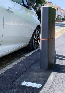 UK pop-up EV charging point saves street clutter | Electronics Weekly