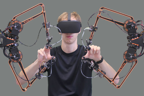 Low-cost force feedback human interface from the University of Bristol ...