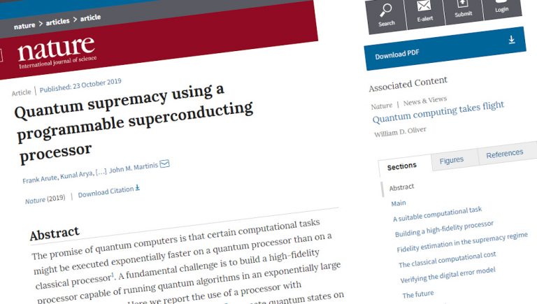 Google's Sycamore chip makes progress towards quantum supremacy ...