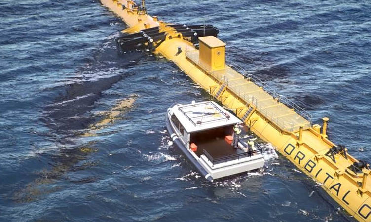 Giant floating tidal turbine for Orkney takes another step towards ...
