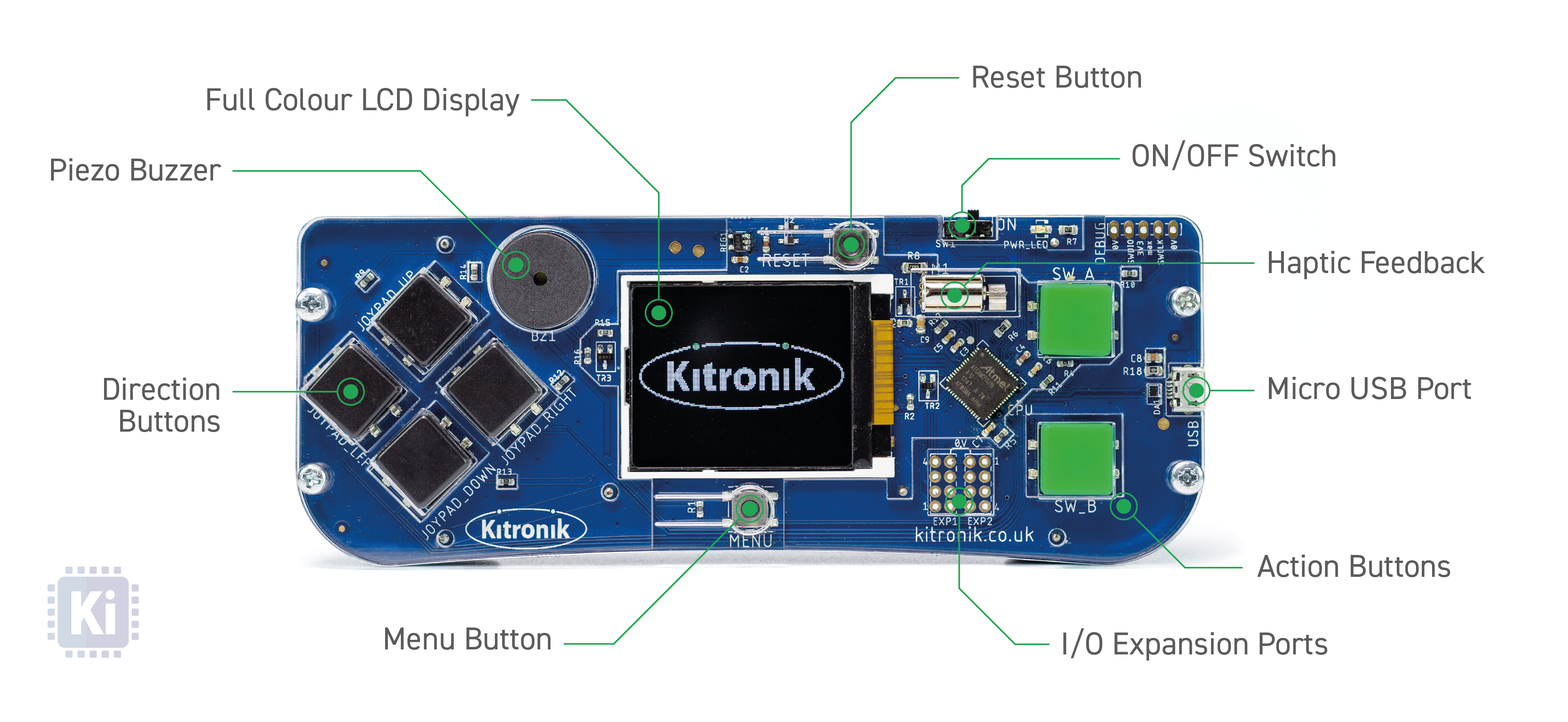 Kitronik ARCADE brings a programmable gamepad to kids' hands