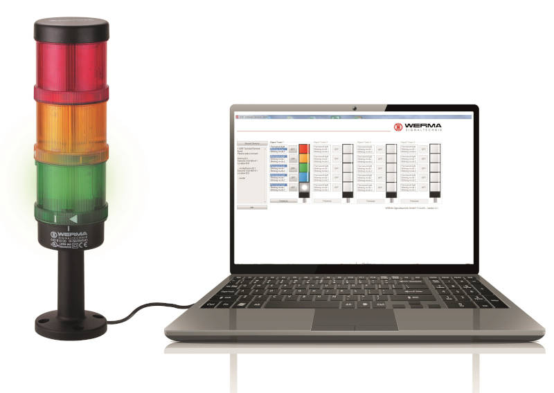 Werma multicolour LED beacon displays 200,000 colours | Electronics Weekly