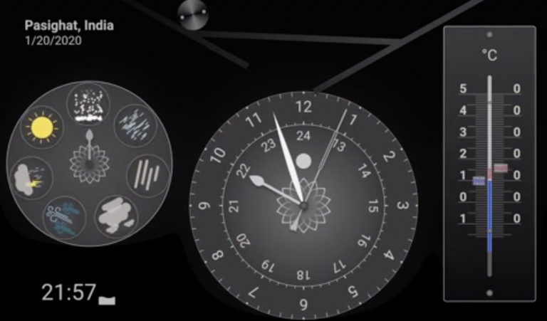 Hands of Time shape Flutter Clock Contest | Electronics Weekly