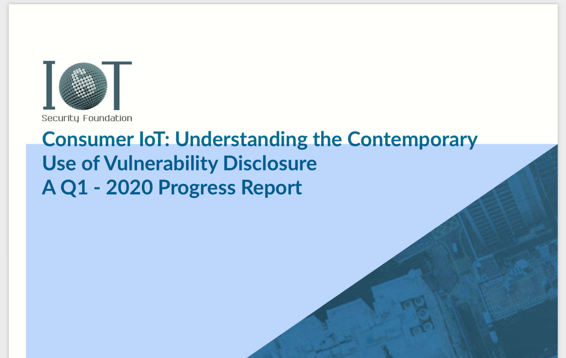 IoT Security Foundation survey highlights lack of vulnerability ...