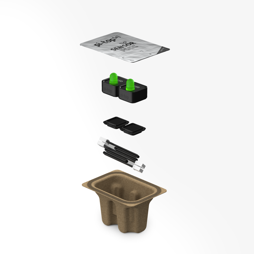 pi-top plants LEGO-compatible Sensor Pods for Earth Day