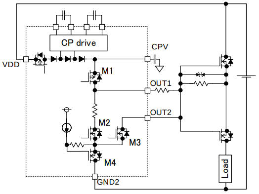 Automotive high-side power switch has fast emergency shut-down ...