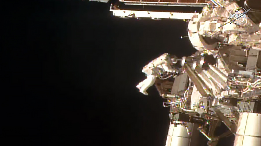 Picture of the Day: Spacewalks replace power channel batteries on ISS