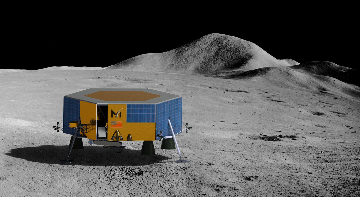SpaceX to launch Masten’s MM1 lander to lunar south pole | Electronics ...
