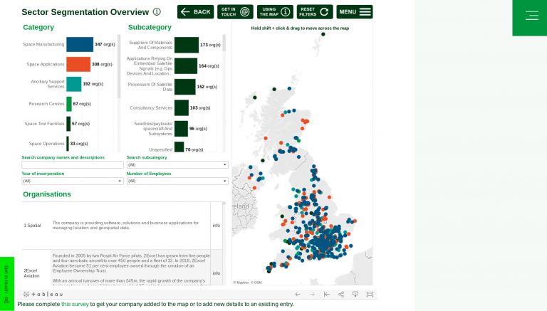 UK gets a Space Sector Landscape Map | Electronics Weekly