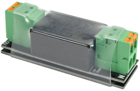 Compact module adds RF remote mains control to... ...nearly anything ...